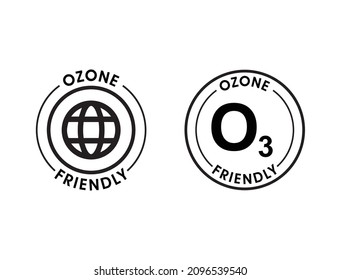 Ozone Friendly Icon Vector Illustration Stock Vector (Royalty Free ...