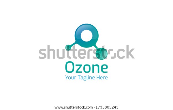 Ozone logo that combines the ozone symbol and the letter O with a color ...
