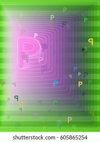 P Alphabet Design Idea Stock Vector (Royalty Free) 605865254 | Shutterstock
