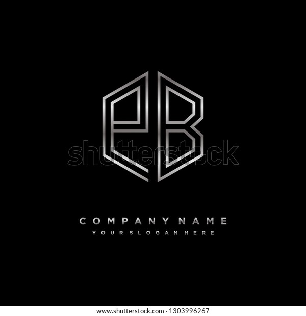 P B Initial Letter Modern Logo Stock Vector (Royalty Free) 1303996267 ...