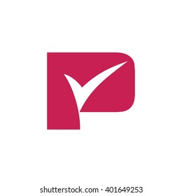 P Check Logo Stock Vector (Royalty Free) 401649253 | Shutterstock