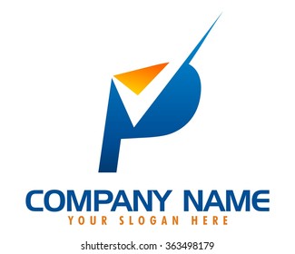 P Check Mark Logo Icon Vector 库存矢量图（免版税）363498179 | Shutterstock