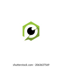 P Eye Hexagon Logo Combination Stock Vector (Royalty Free) 2063637569 ...