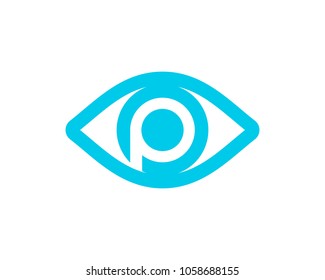P Eye Optical Logo Stock Vector (Royalty Free) 1058688155 | Shutterstock