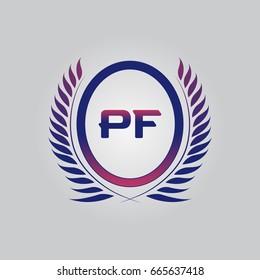 P F Logo Stock Vector (Royalty Free) 665637418 | Shutterstock