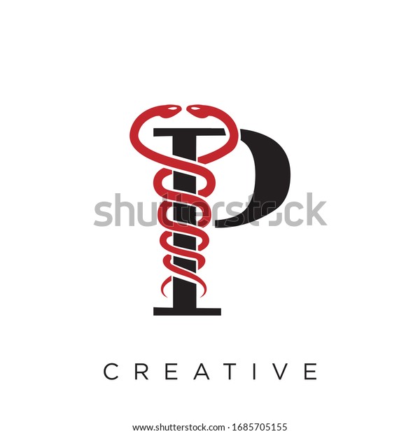 P Health Logo Design Vector Icon Stock Vector (Royalty Free) 1685705155