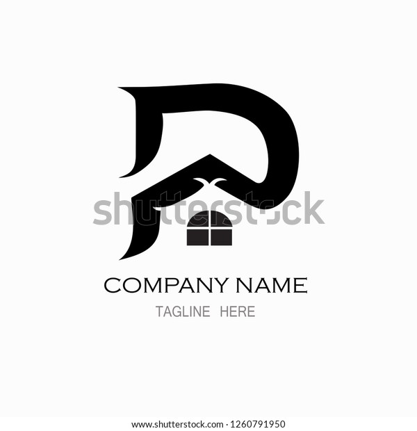 P House Logo Design Stock Vector (Royalty Free) 1260791950 | Shutterstock
