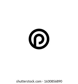 Modern Simple Letter P Letter C Stock Vector (Royalty Free) 1629136966 ...