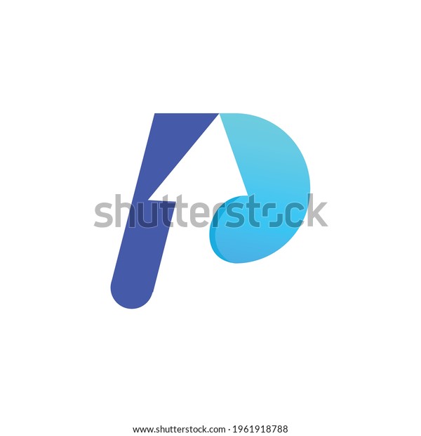 P Letter Pay Logo Concept Design Stock Vector (Royalty Free) 1961918788 ...
