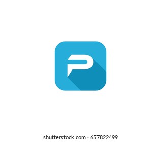 P Logo Letter Stock Vector (Royalty Free) 657822499 | Shutterstock