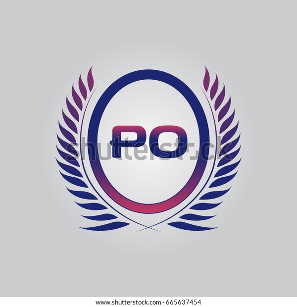 P O Logo Stock Vector (Royalty Free) 665637454 | Shutterstock