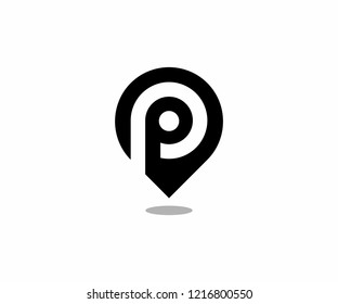 P Pin Logo Designs Stock Vector (Royalty Free) 1216800550 | Shutterstock