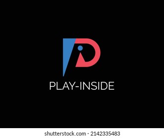 685 Letter p with play logo design template Images, Stock Photos ...