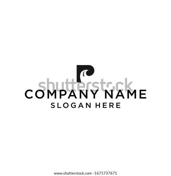 P Road Logo Design Icon Vector Stock Vector (Royalty Free) 1671737671 ...