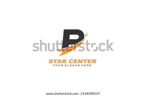 P Star Logo Design Inspiration Vector: เวกเตอร์สต็อก (ปลอดค่าลิขสิทธิ์ ...