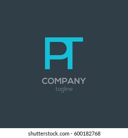 Ptl Letters Logo Alphabet Design Vector Stock Vector (Royalty Free ...