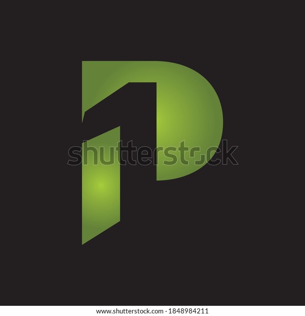 P1 Letter Logo Design Creative Icon: เวกเตอร์สต็อก (ปลอดค่าลิขสิทธิ์ ...