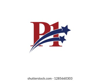 P1 Logo Number Star Stock Vector (Royalty Free) 1285660303 | Shutterstock