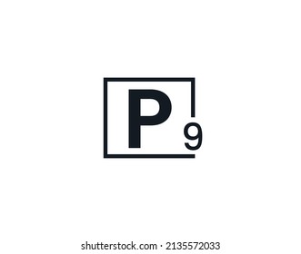 P9 9p Initial Letter Logo Stock Vector (Royalty Free) 2135572033 ...