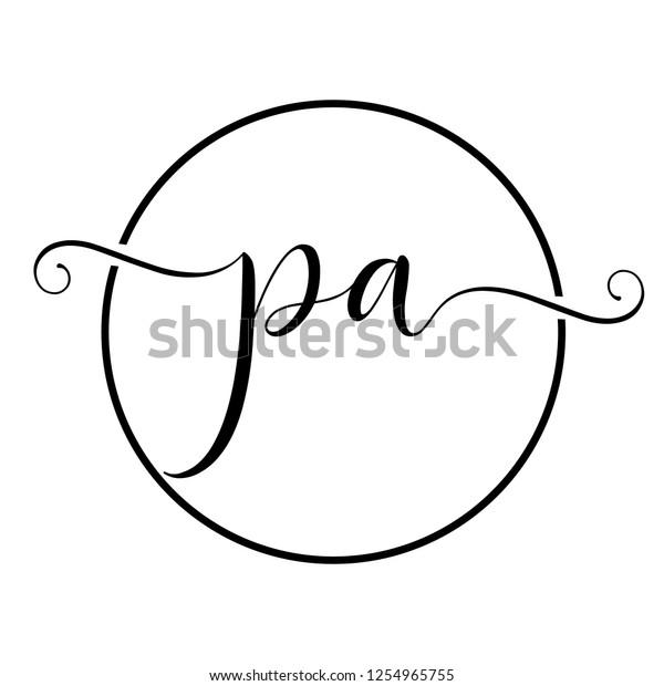 Pa Icon Logo Stock Vector (Royalty Free) 1254965755 | Shutterstock