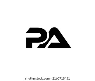Pa Logo Design Vector Template Stock Vector (Royalty Free) 2160718451 ...