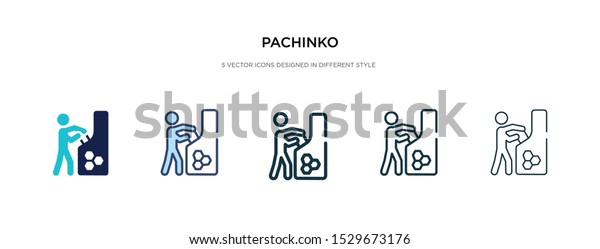 Pachinko Icon Different Style Vector Illustration Stock Vector (Royalty ...