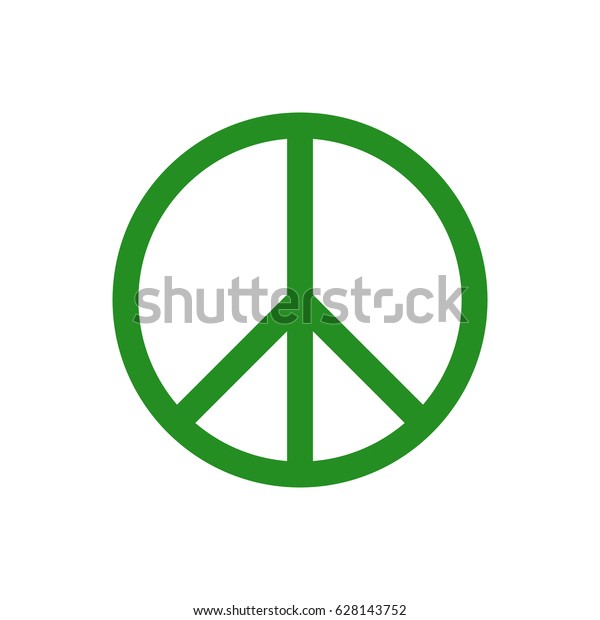 Pacific Peace Outline Vector Icon Stock Vector (Royalty Free) 628143752 ...