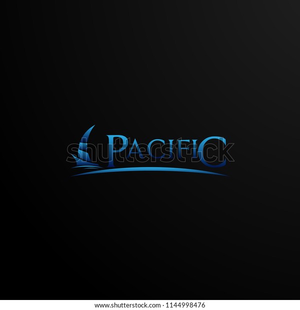 Pacifiic Vector Logo Concept Symbol Sign Stock Vector (Royalty Free ...