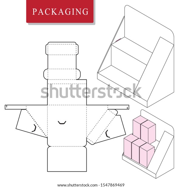 Package On Package Pop Packaging Cosmetic Stock Vector (Royalty Free ...