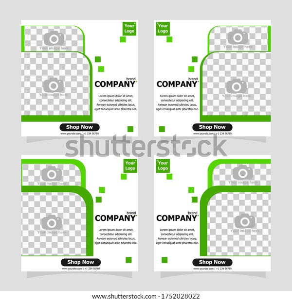 Package Template Social Media Post Your Stock Vector (Royalty Free ...