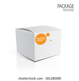Package White Box Design 2 Vector Stock Vector (Royalty Free) 181180580 ...