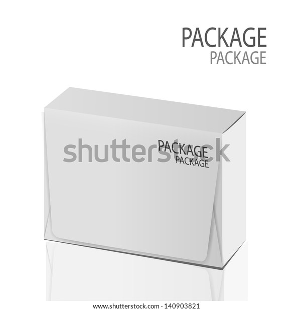 Package White Box Design 2 Vector Stock Vector (Royalty Free) 140903821 ...