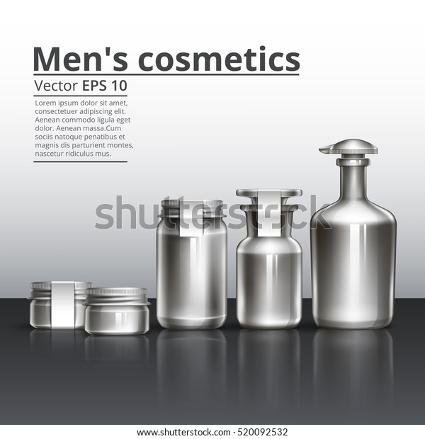 Packaging Cosmetics Men Beauty Body Care Stock Vector (Royalty Free ...