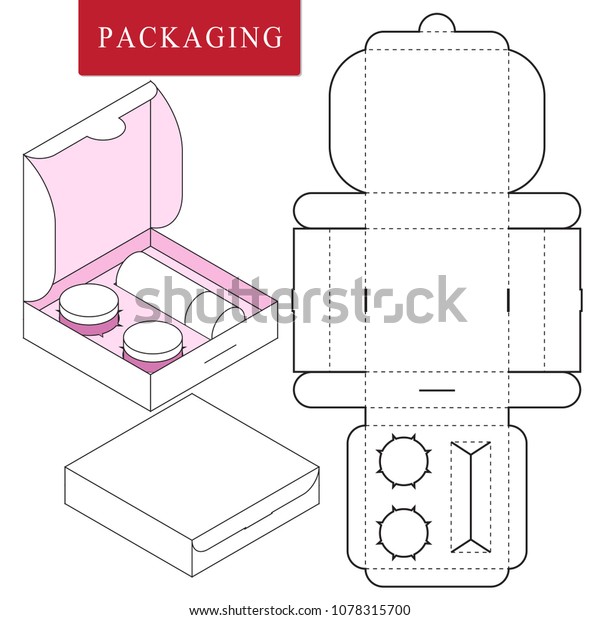 Packaging Design Product Set Gift Set Stock Vector (Royalty Free ...