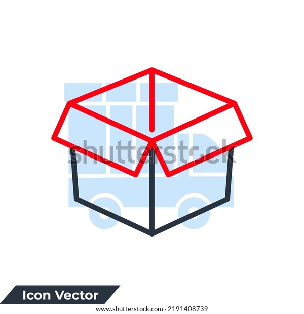 Packaging Icon Logo Vector Illustration Box Stock Vector (Royalty Free ...