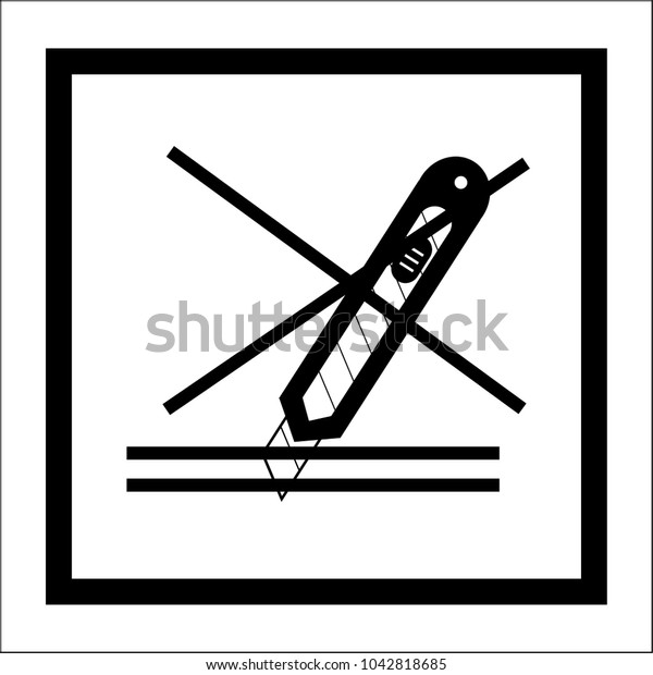 Packaging Pictorial Marking Handling Goods Iso Stock Vector (Royalty ...