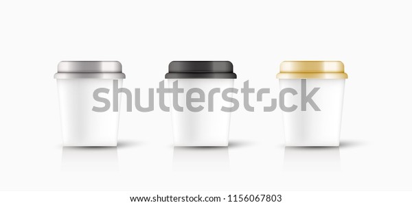 Packaging Template Round Bucket Cylinder Container Stok Vektör ...