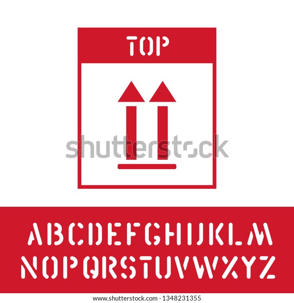 Packaging This Way Symbol Stamp Cargo Stock Vector (Royalty Free ...