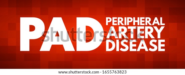 Pad Peripheral Artery Disease Acronym Health Stock Vector (Royalty Free ...