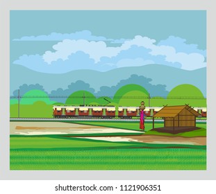 1,198 Paddy field cartoon Images, Stock Photos & Vectors | Shutterstock