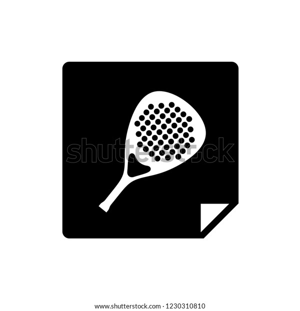 Padel Sport Icon Stock Vector (Royalty Free) 1230310810