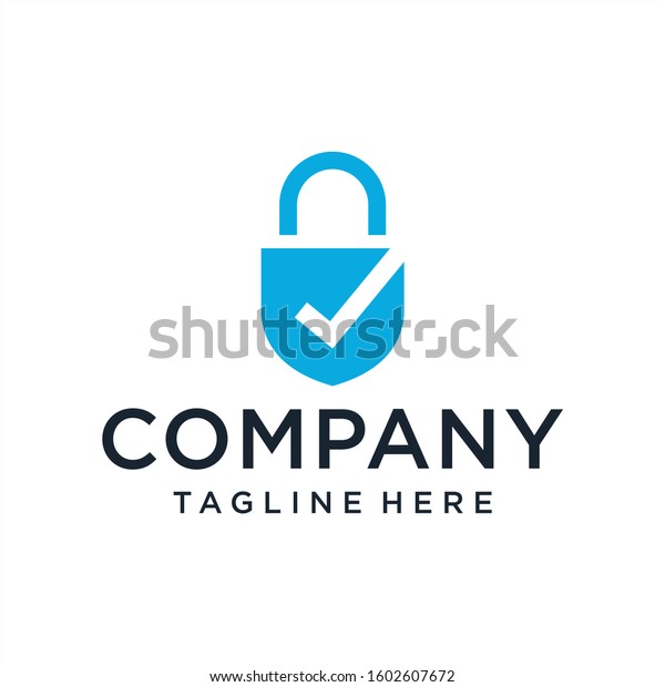 Padlock Logos Check Symbols Stock Vector (Royalty Free) 1602607672 ...
