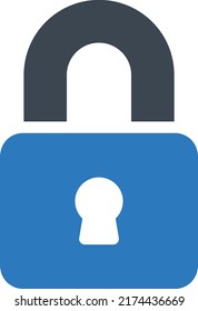 Padlock Vector Illustration On Transparent Background Stock Vector ...