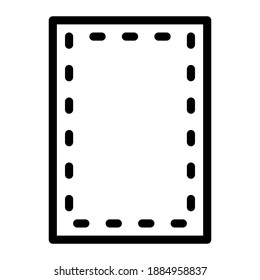 Page Border Icon Website User Interface Stock Vector (Royalty Free ...