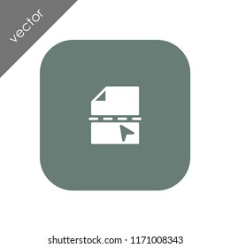 Page Break Symbol Icon Stock Vector (Royalty Free) 1171008343 ...