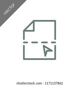 Page Break Symbol Icon Stock Vector (Royalty Free) 1171137862 ...