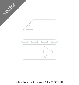 Page Break Symbol Icon Stock Vector (Royalty Free) 1177102318 ...
