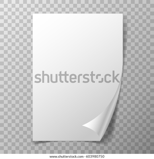 Page Curl On Transparent Background Realistic: Vector có sẵn (miễn phí ...
