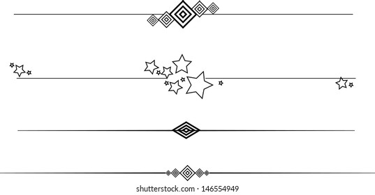 Page Delimeters Stock Vector (Royalty Free) 146554949 | Shutterstock