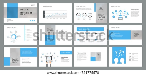 Page Layout Design Template Presentation Slide: เวกเตอร์สต็อก (ปลอดค่า ...